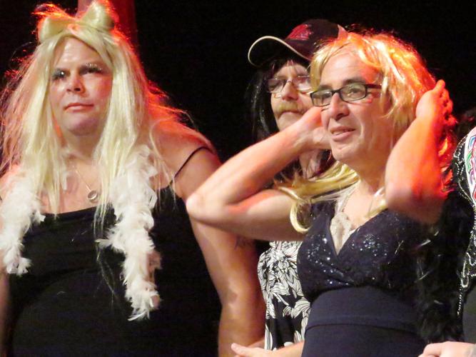 Miss Print (Paul Rellinger) wins Womanless Beauty Pageant