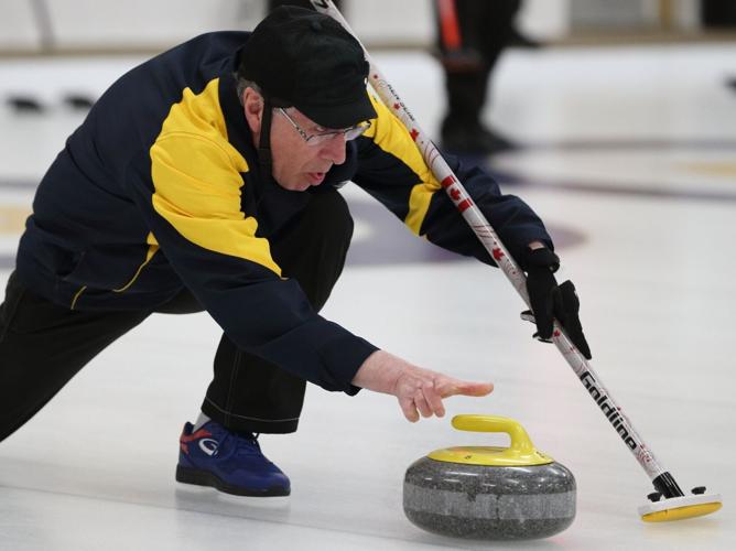 Rotary curlers in Peterborough for curling tournament