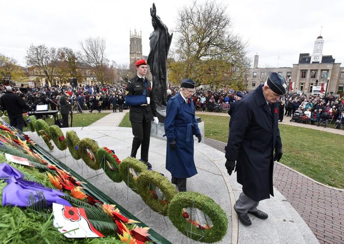 Peterborough pays tribute on Remembrance Day