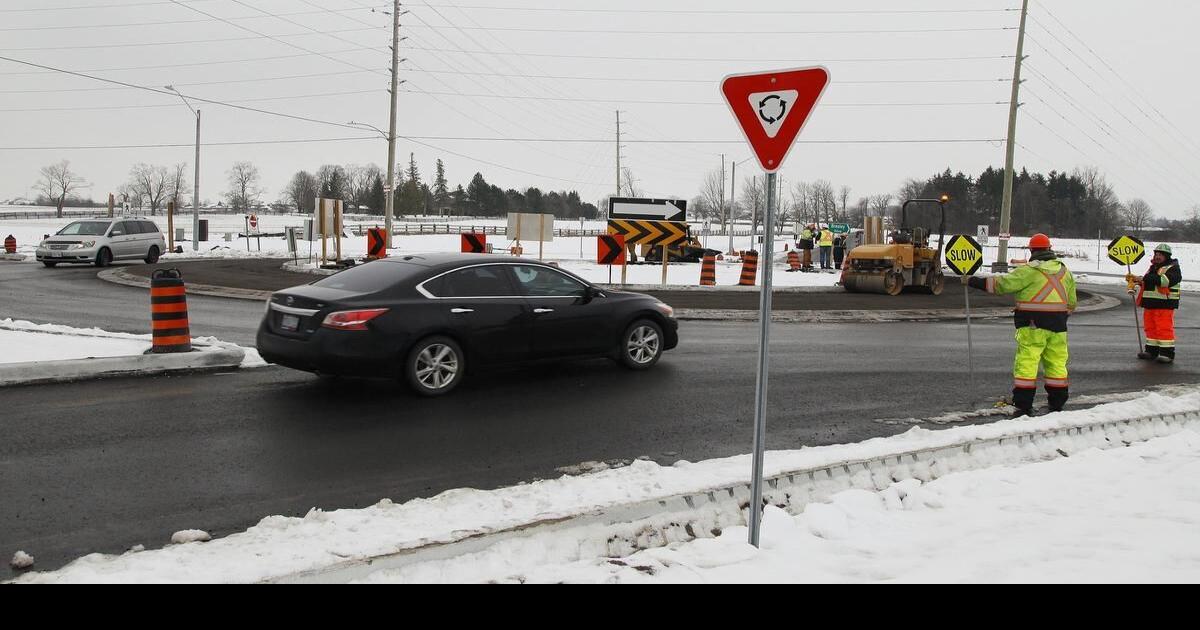 Photos: Traffic now using roundabout in Peterborough