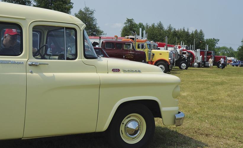 Smoking good time at Fenelon Falls Car Show and Flea Market