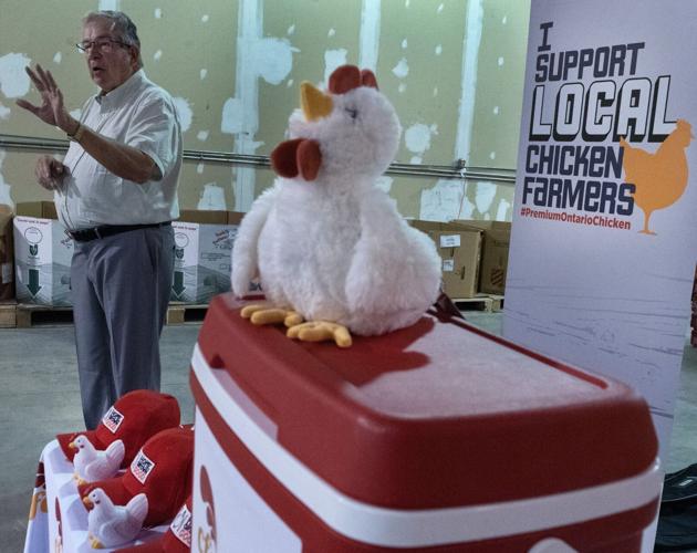 Farmers to Food Banks donated chicken