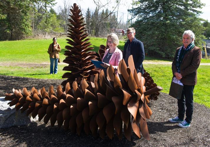 Inspiring new sculpture graces Trent’s west bank