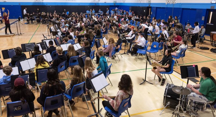 Lakefield District Public School hosts Intermediate Band Day