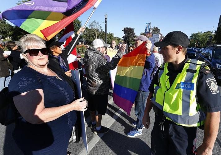 ‘You’re outnumbered – you’re done! Go home’: Two sides face off at ...