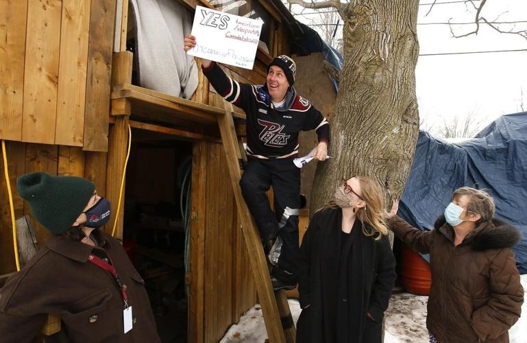 Photos: Peterborough teacher Aaron McFadden continuing backyard campout ...