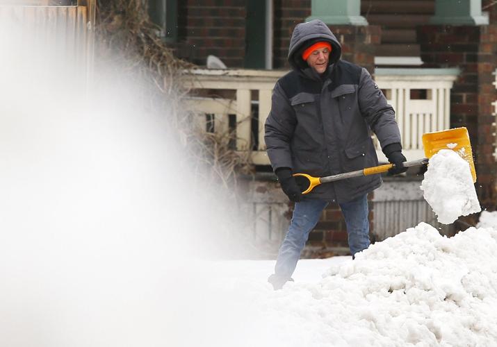 The city receives a fresh blanket of snow in Peterborough