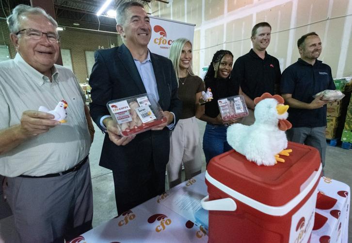 Farmers to Food Banks donated chicken