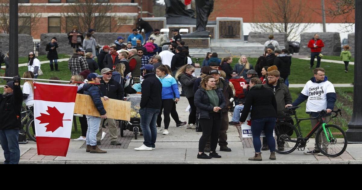 Six tickets issued during Peterborough protest, march