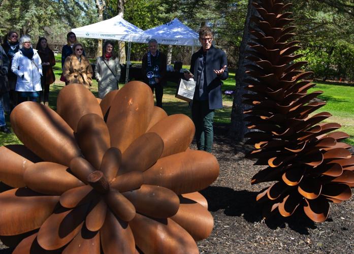 Inspiring new sculpture graces Trent’s west bank
