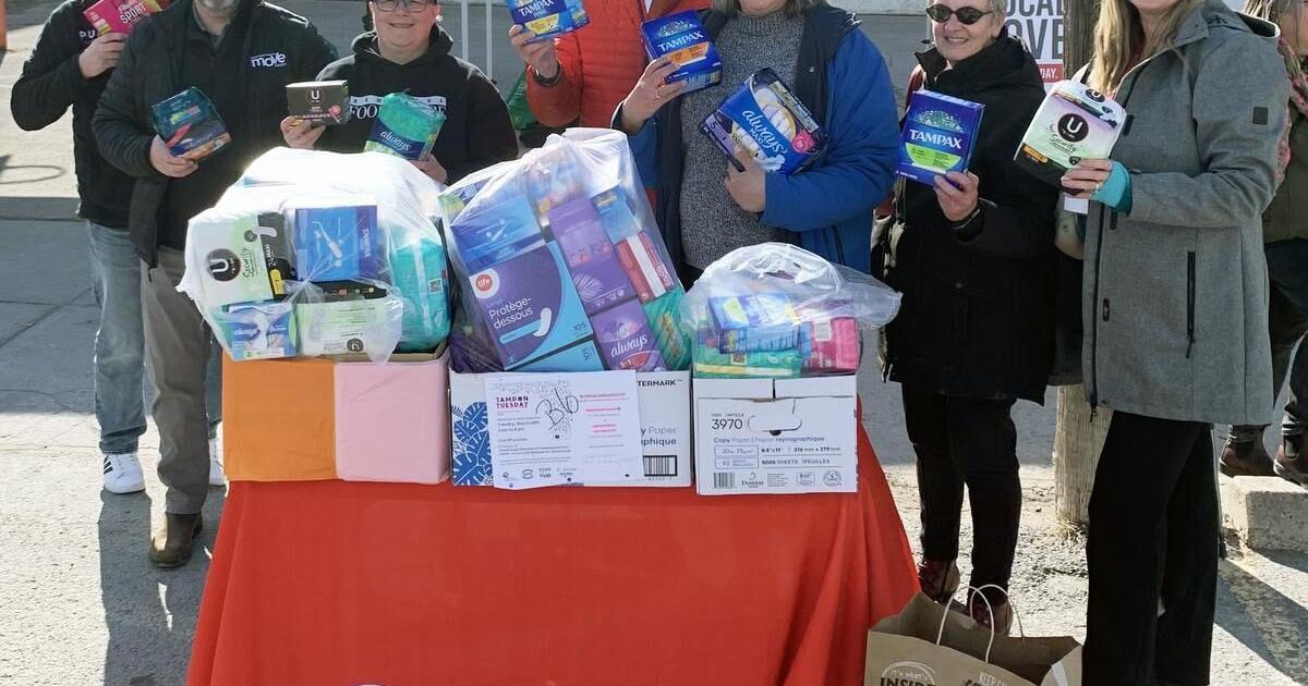 Tampon Tuesday drive collects twice as much as last year