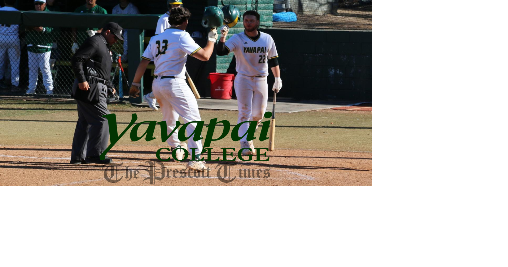 Yavapai Baseball Sweeps Eastern Arizona on Wild, Windy Day At ...
