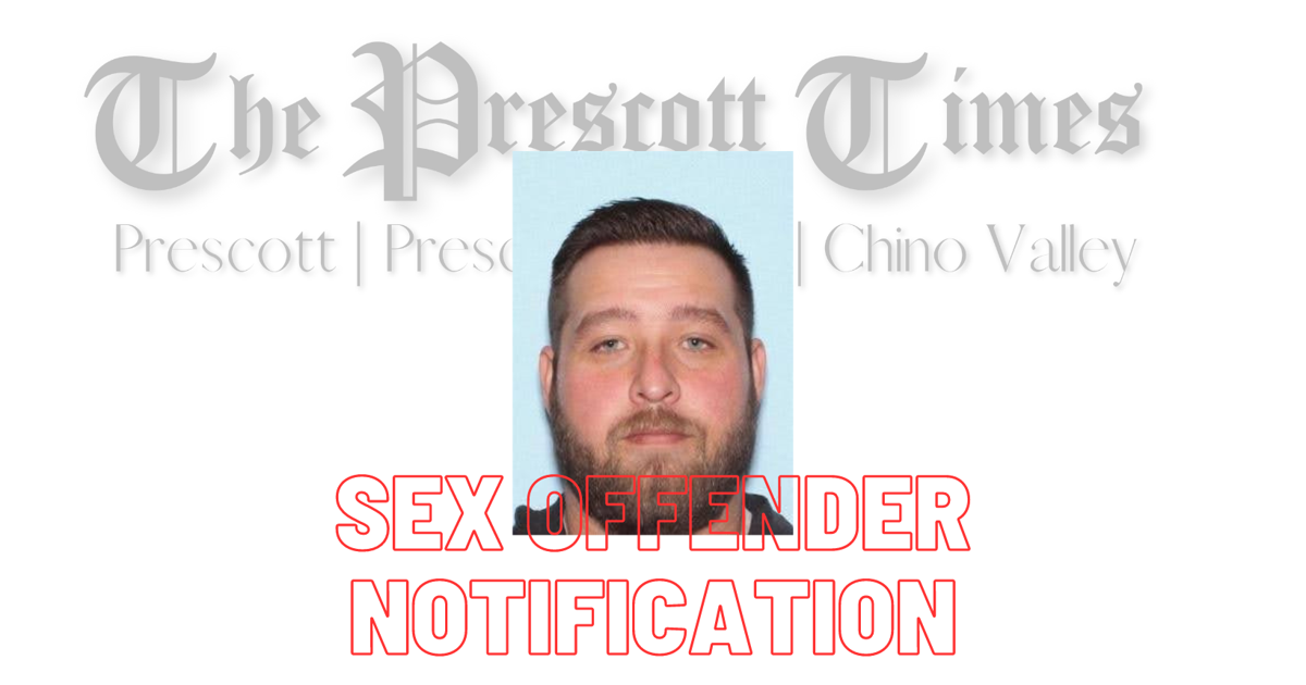Level 2 Sex Offender Alert Bryan Medlin Prescott Valley Prescott
