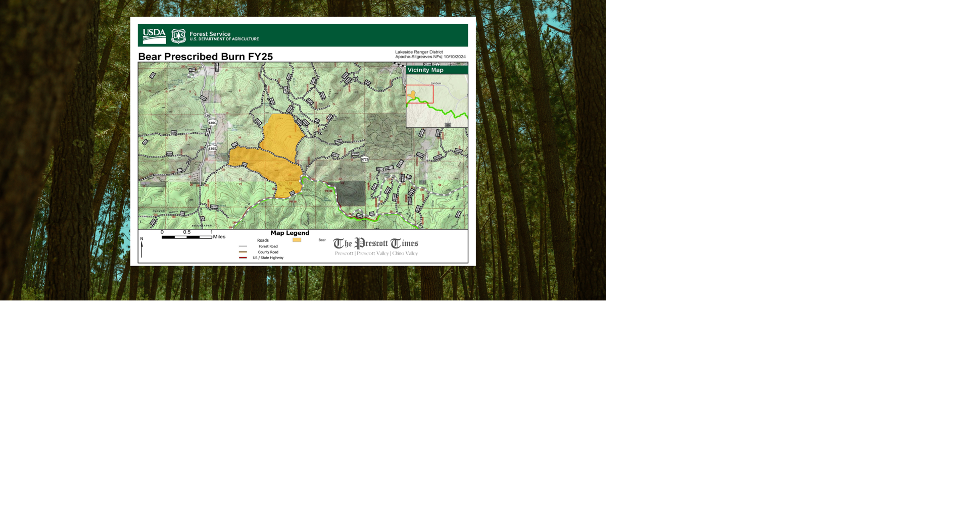 Prescribed Fire Operations Planned for Lakeside Ranger District ...