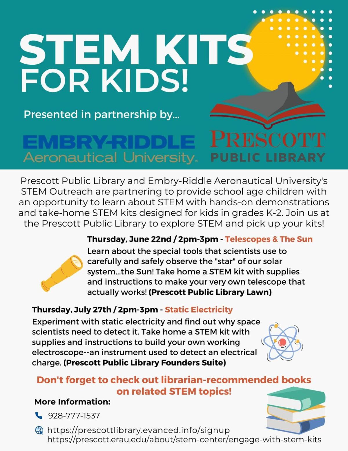 Summer STEM Fun: Join Prescott Public Library and Embry-Riddle for ...