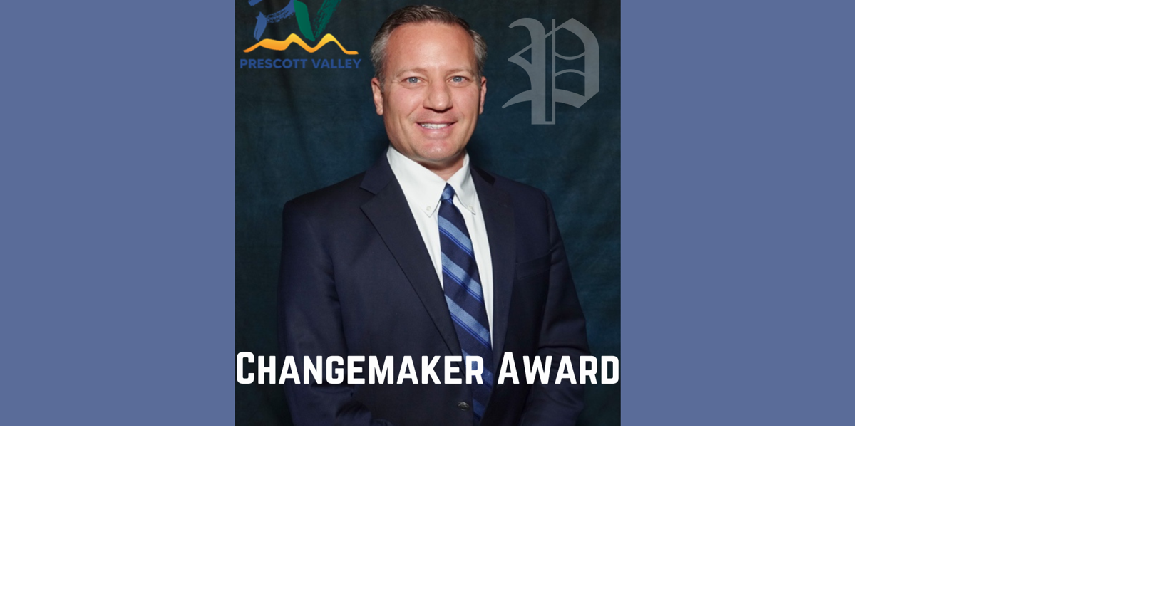 Citibot honors Prescott Valley Town Manager Gilbert Davidson with ...