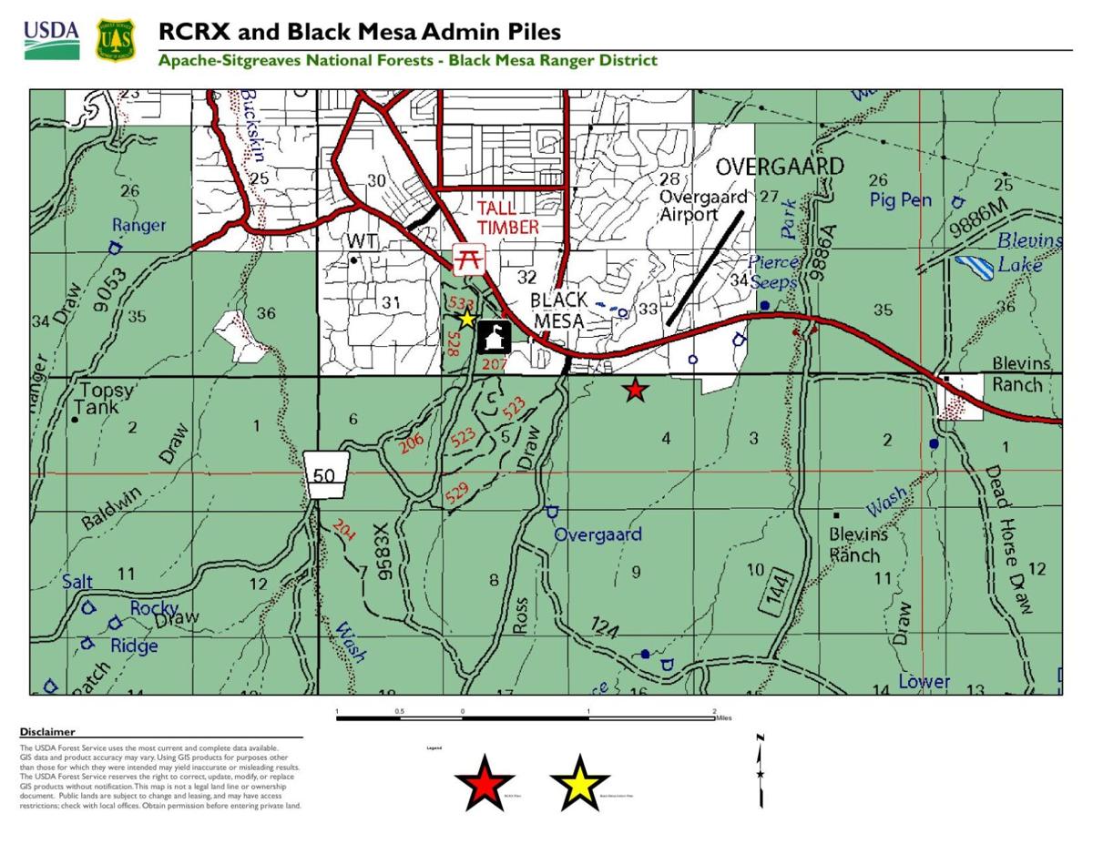 Black Mesa Ranger District Resumes Pile Burning | Prescott Valley Times ...