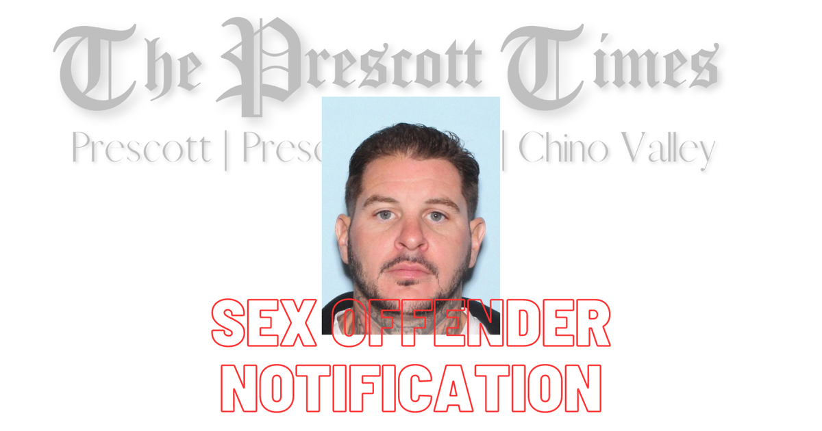 Level 3 Sex Offender Notification Trevor Ronald Skiby Prescott Valley