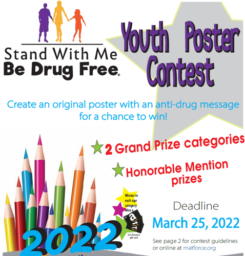 “STAND WITH ME. BE DRUG FREE” MATFORCE’S YOUTH POSTER CONTEST ...