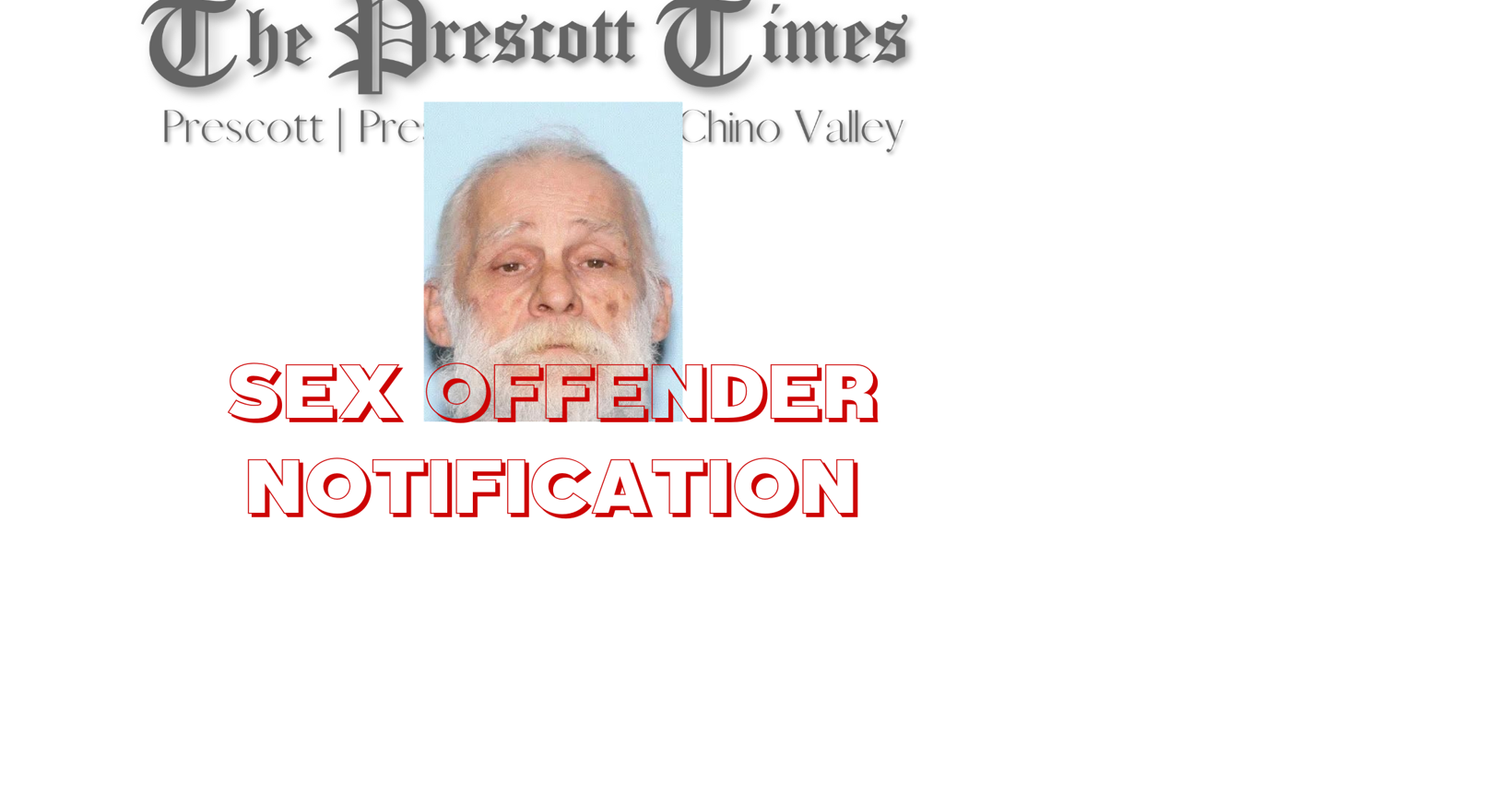 Level 2 Sex Offender Notification Michael David Wilkins Prescott