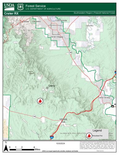 Prescribed Burns Scheduled on Mingus Mountain: Verde Ranger District to ...