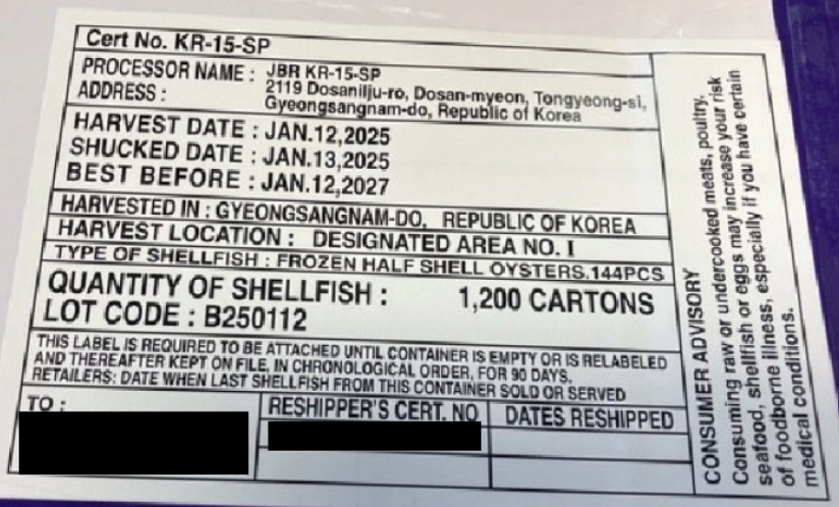 FDA Issues Recall for Oysters and Pear Slices Due to Norovirus and ...