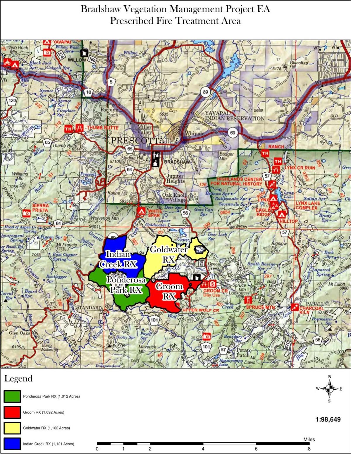 Prescott, Az News - Prescott National Forest's Prescribed Fire ...