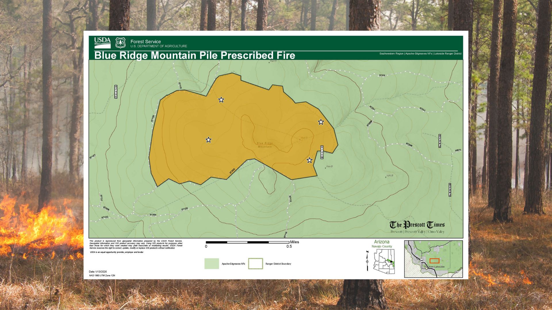 Prescribed Fire Operations Planned on Blue Ridge Mountain to Reduce ...