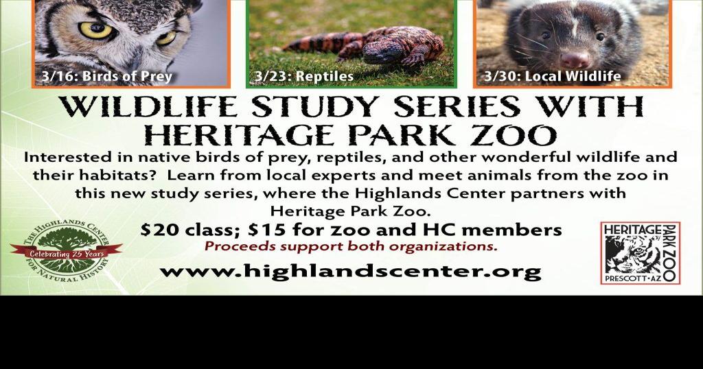Wildlife Study Series with Heritage Park Zoo | | theprescotttimes.com