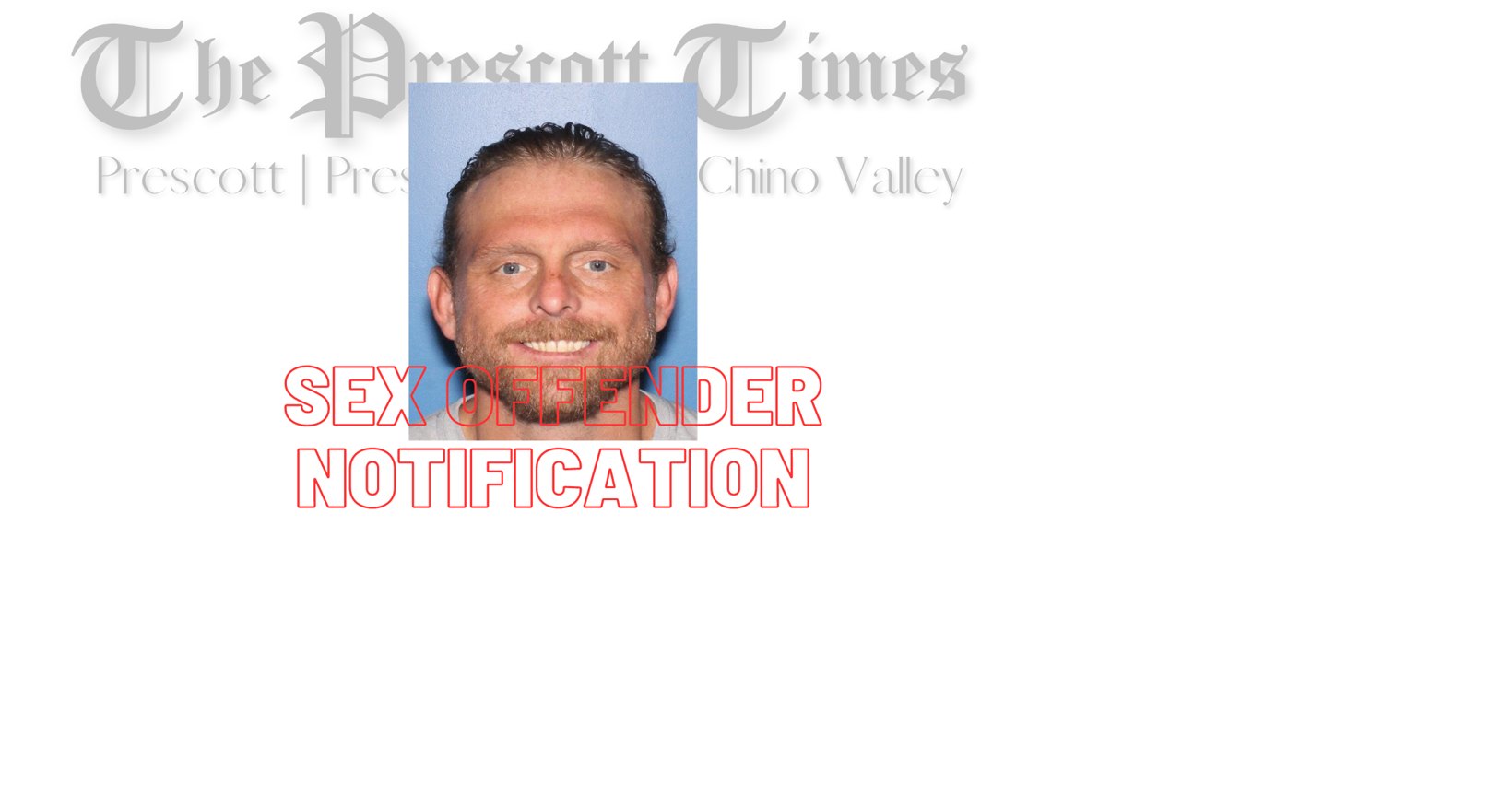 Level 3 Sex Offender Notification Joshua Eugene Rush Dewey Arizona