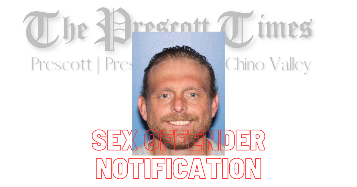 Level 3 Sex Offender Notification Joshua Eugene Rush Dewey Arizona