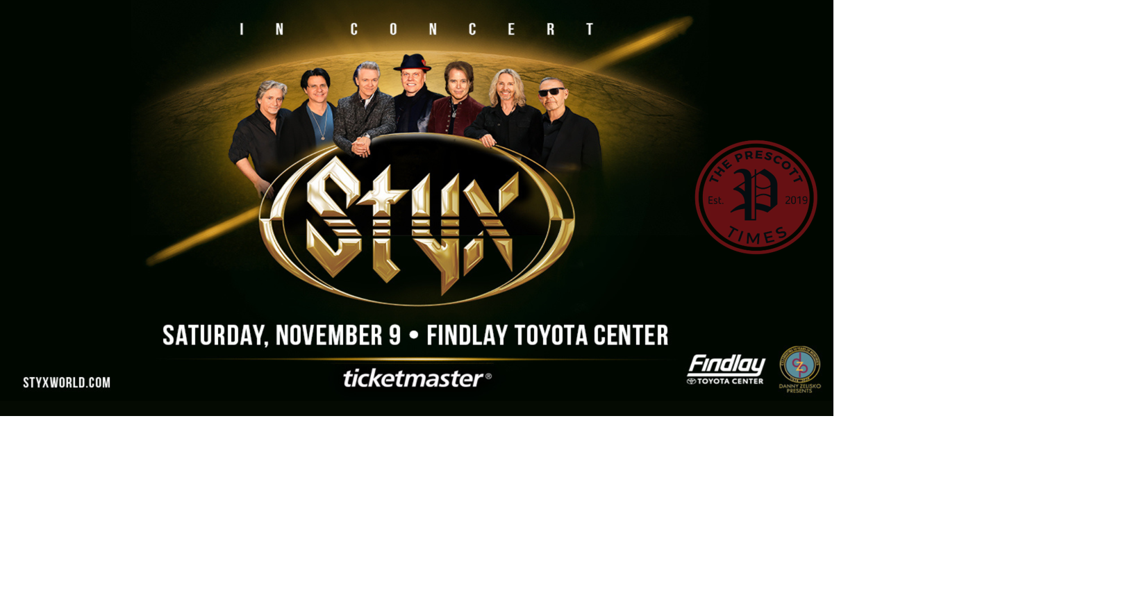 Styx is Coming to Prescott Valley this November! | Arts & Entertainment ...