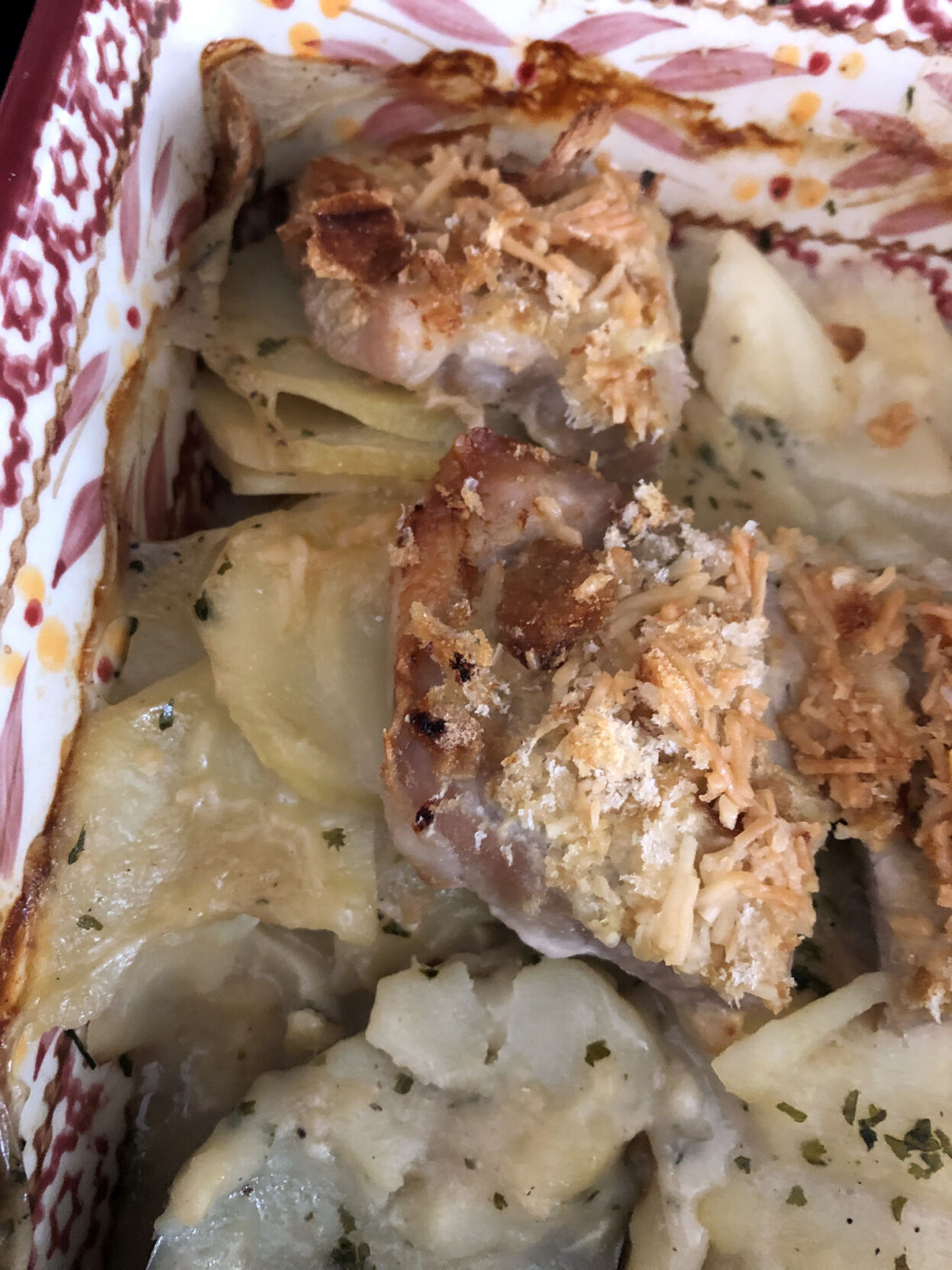 Make a deliously hearty supper of Deviled Pork Chops with Potatoes ...