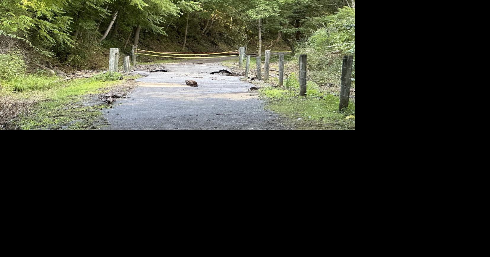Rails to Trails in Curwensville impassable after Debby causes washout ...