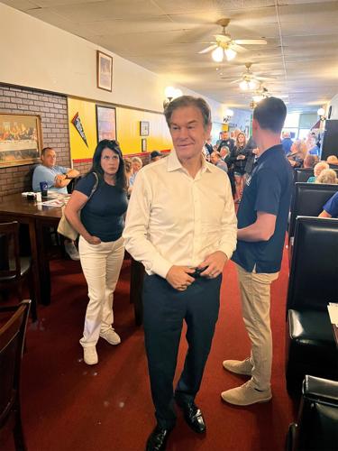 Gop Us Senate Nominee Dr Mehmet Oz Campaigns In Downtown Dubois News