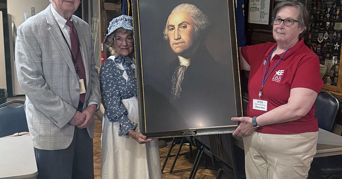 DAR chapter presents George Washington portraits to Clearfield Co ...