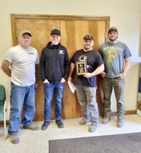 Clearfield County Conservation District presents award to Lawrence ...