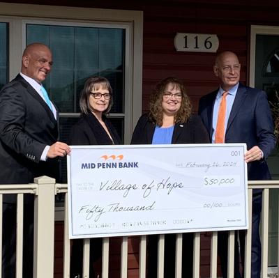 Mid Penn Bank supports progress at Village of Hope with $50k award ...