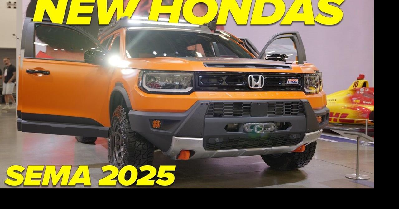 SEMA 2025 Honda Tour: Passport Off-Road Concept, Baja Passport, and ...