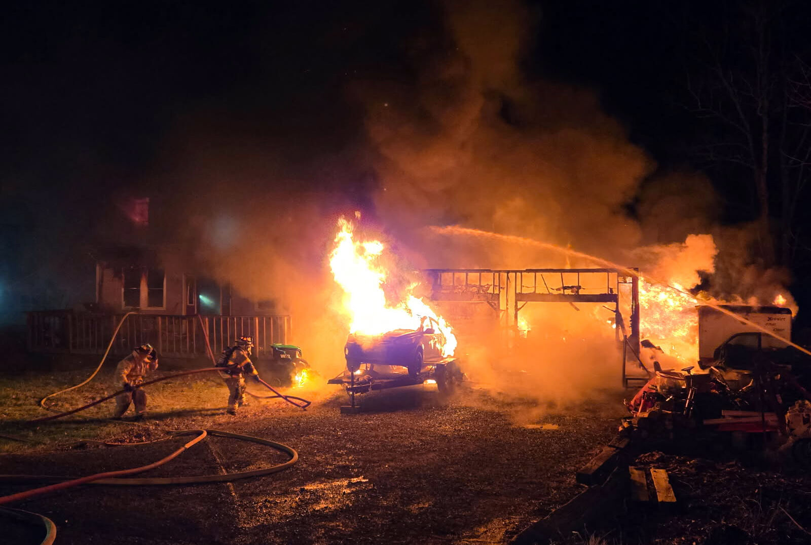 All escape early morning Sandy Ridge fire | Local | theprogressnews.com