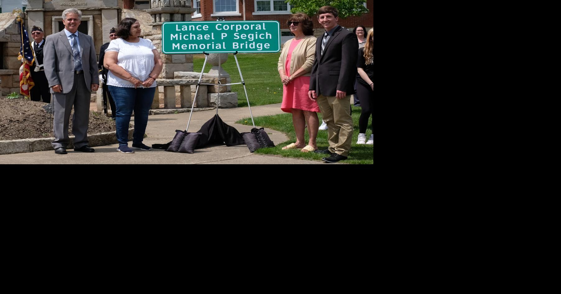 Fallen hero honored at Rush Twp. bridge dedication ceremony | News ...
