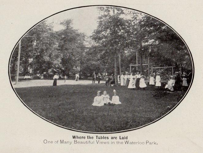 Waterloo Park pictures from the early 1900s booklet