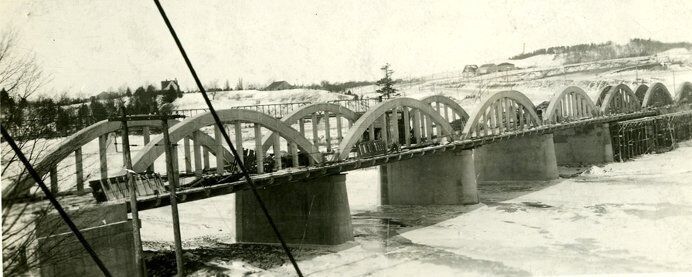 Freeport bridge spans the Grand River and 100 years