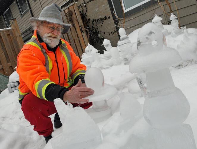 Waterloo backyard transformed into ice village