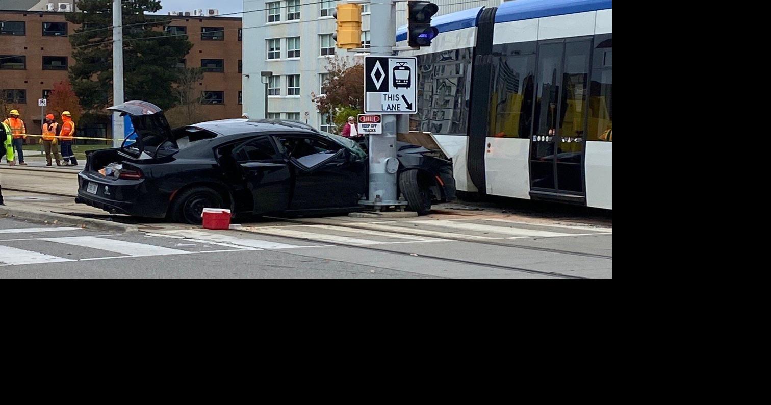 Crashes with LRT trains in Waterloo Region