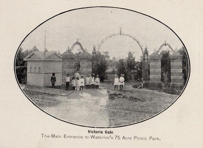 Waterloo Park pictures from the early 1900s booklet