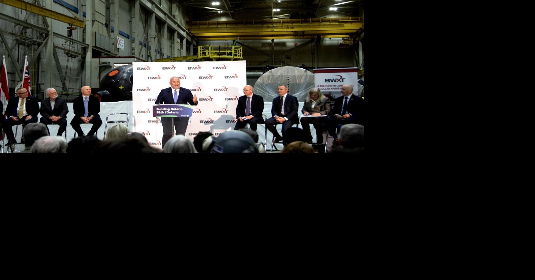 $80M expansion, 200 jobs for BWXT in Cambridge, Kitchener