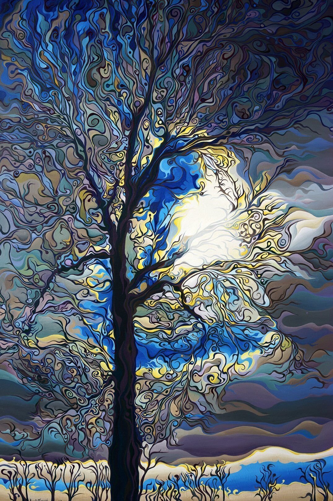 Amy Ferrari ‘painted the energy of the world around her’