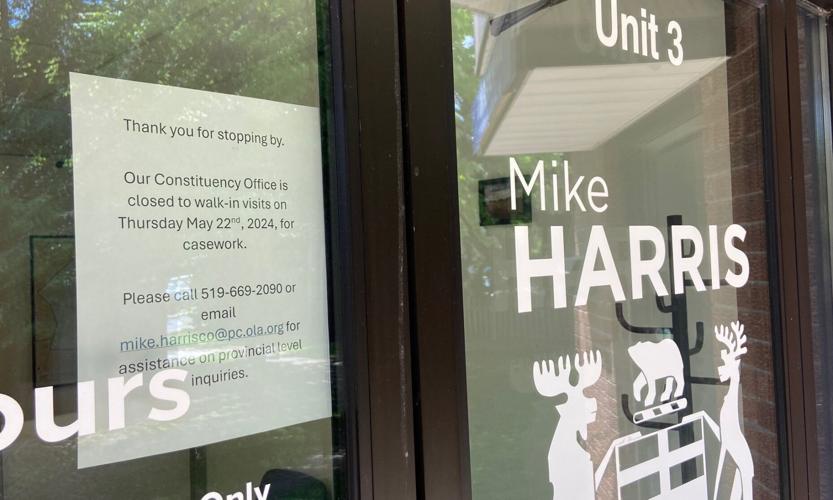 Citizens protest Wilmot land assembly outside MPP’s office