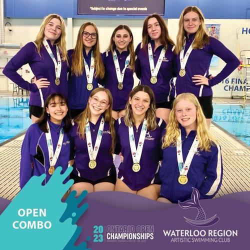 Provincial and national gold for Waterloo Region Artistic Swim Club